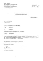 968022-Infosys Relieving Letter | PDF