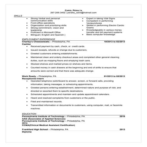 Judith Brodie - RESUME | RTF