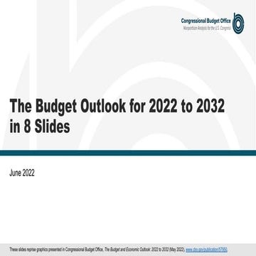 The Budget Outlook for 2022 to 2032 in 8 Slides | PPT