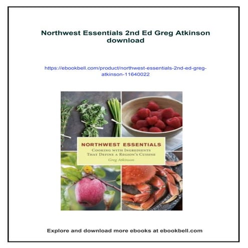 Northwest Essentials 2nd Ed Greg Atkinson | PDF