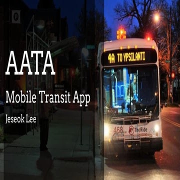 AATA Mobile Transit App | PPT