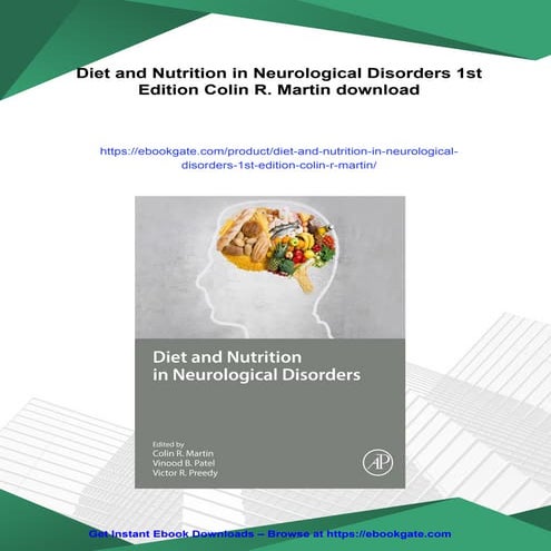 Diet and Nutrition in Neurological Disorders 1st Edition Colin R. Martin | PDF