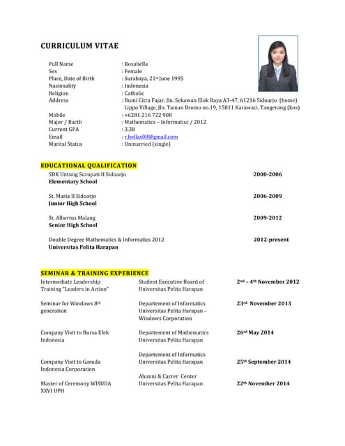 CURRICULUM VITAE | DOC