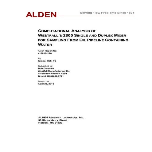 416018-1R0 Oil-Water Sampling Mixer (002) | PDF