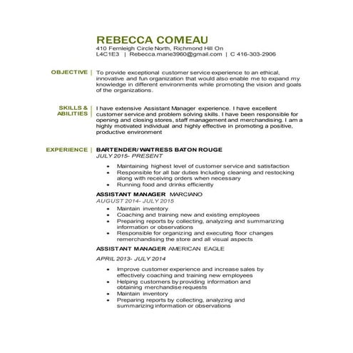 rebecca resume 2017 | DOCX