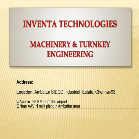 INVENTA-Machinery Group -2015 - B1 | PPT