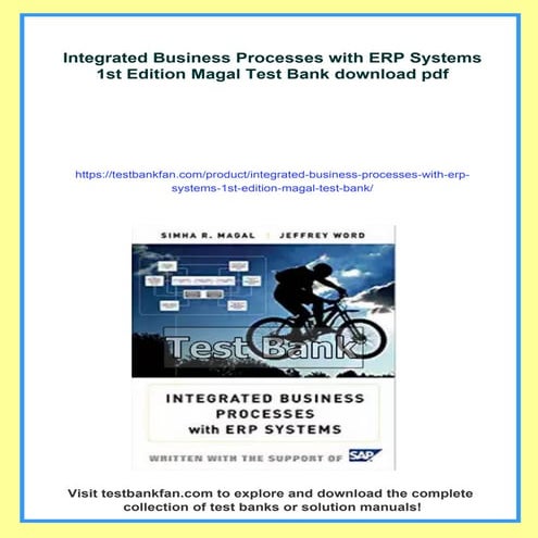 Integrated Business Processes with ERP Systems 1st Edition Magal Test ...
