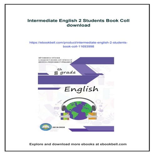 Intermediate English 2 Students Book Coll | PDF