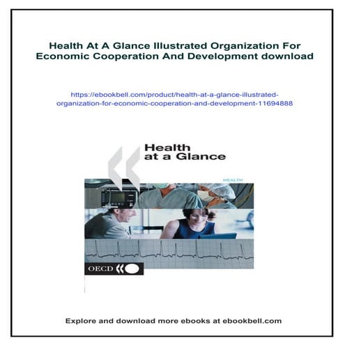 Health At A Glance Illustrated Organization For Economic Cooperation ...