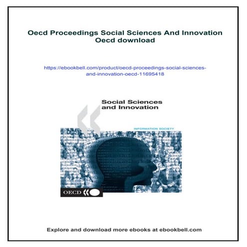 Oecd Proceedings Social Sciences And Innovation Oecd | PDF