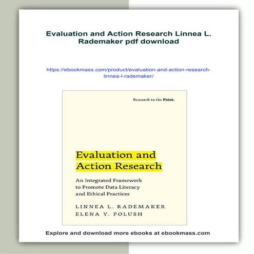 Evaluation and Action Research Linnea L. Rademaker | PDF