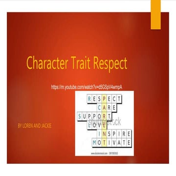Respect powerpoint 26 slides | PPT