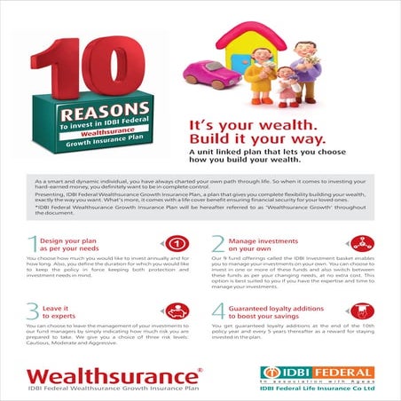 Wealthsurance Growth Insurance Plan_New - 10 Reasons Flyer - English | PDF