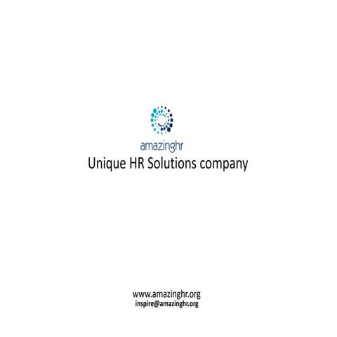 Amazing Hr Services presentations
