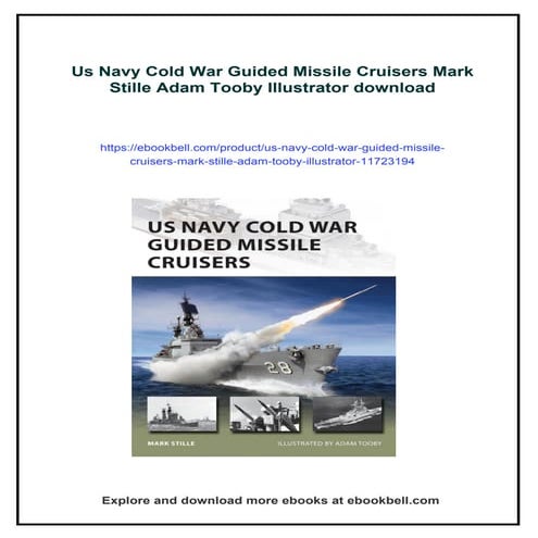 Us Navy Cold War Guided Missile Cruisers Mark Stille Adam Tooby ...