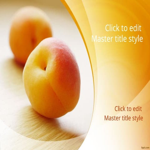 Peach template for presentation and introduction | PPT
