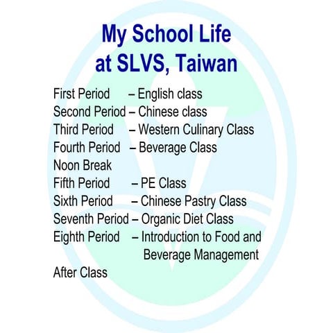 School life in Taiwan | PPT