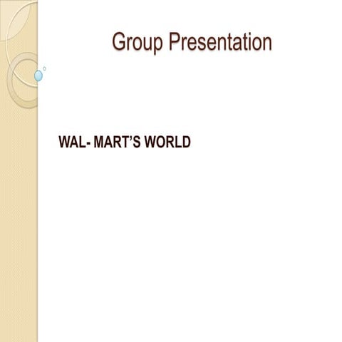 58689911 wal-mart-s-world | PPT