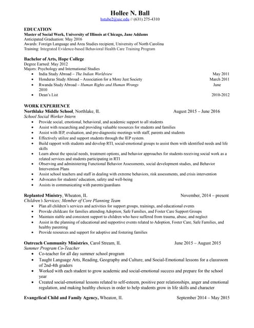 Rachel Yoho Resume | PDF