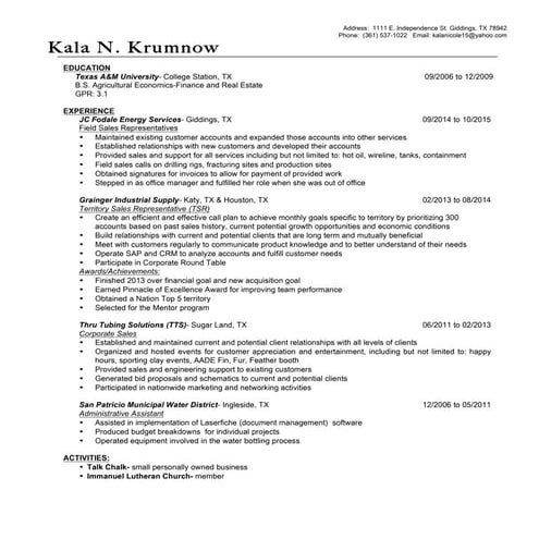 JUDY KARONIKA Resume Sales-2 | PDF