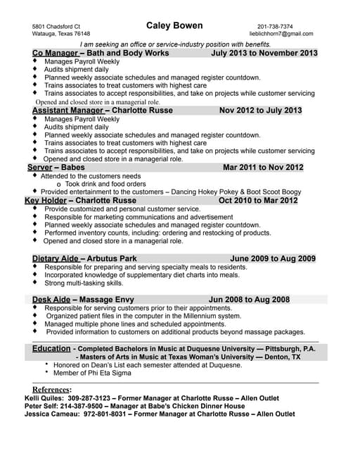 Kristen Rivas Resume 2016 | PDF