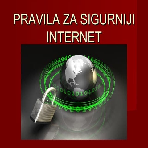 586 pravila za sigurniji internet | PPT