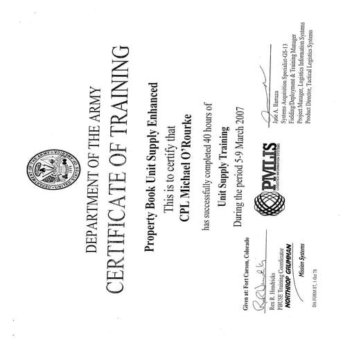 PBuse Certificate | PDF