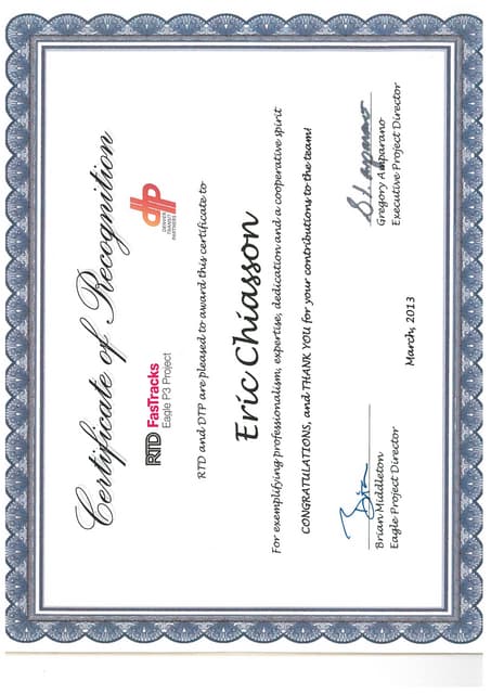 Shell Malampaya Certificate | PPT