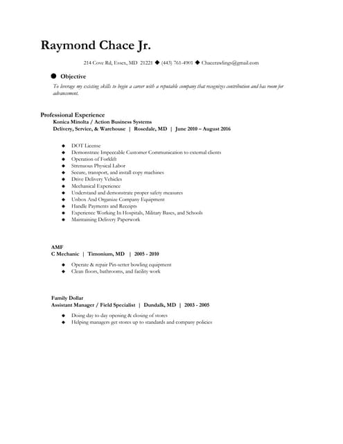 Mike Stuart resume | PDF