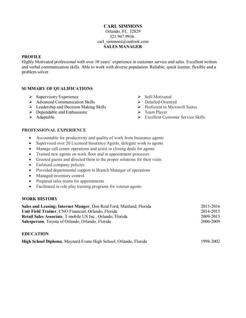 Bridgette e resume | PDF