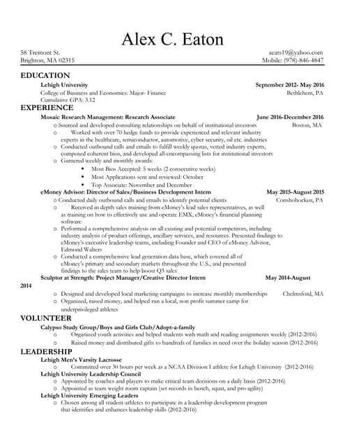 Luke Patti's Resume pdf | PDF