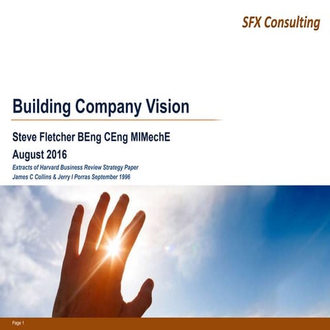 2016 Building Company Vision | PPTX