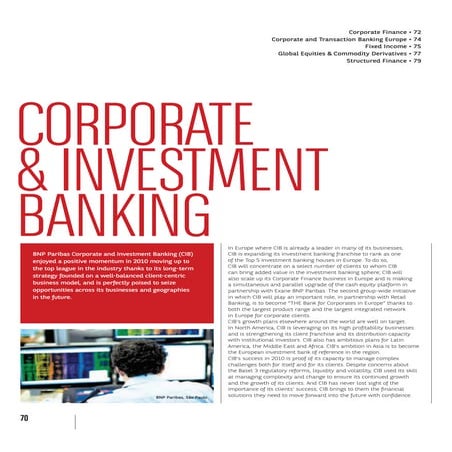 2010 CIB BNPP Annual report | PDF