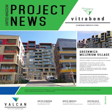 PROJECT NEWS Greenwich Millenium Village sml | PDF