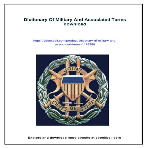 Dictionary Of Military And Associated Terms | PDF