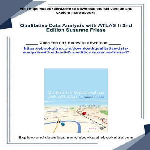Qualitative Data Analysis with ATLAS ti 2nd Edition Susanne Friese | PDF