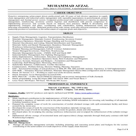 Muhammad Afzal | DOCX