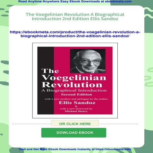 The Voegelinian Revolution A Biographical Introduction 2nd Edition ...