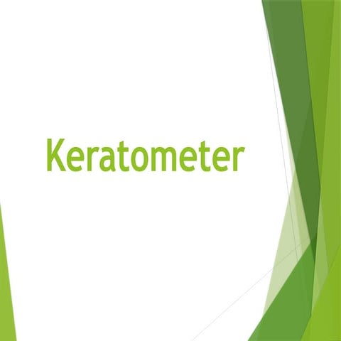 Keratometry | PPTX