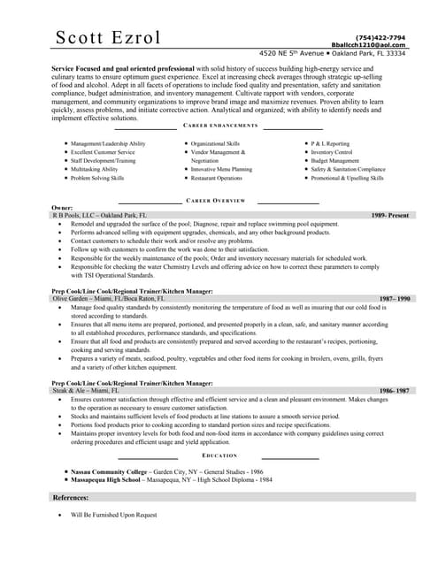 Cory resume | DOCX | Food Industry | Industries