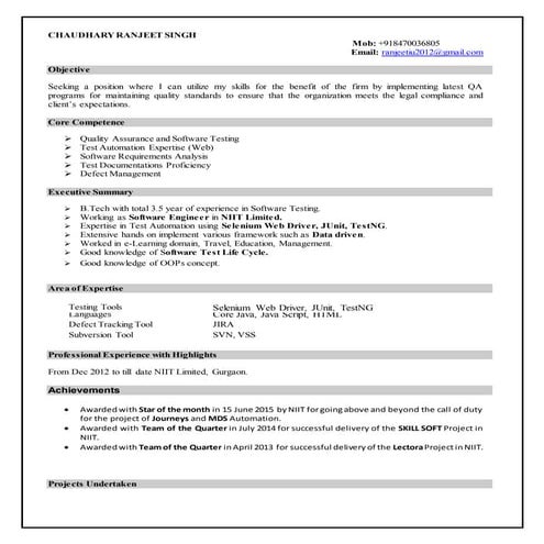 Ranjeet_Selenium | PDF