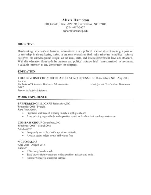 Tevin's resume | PDF