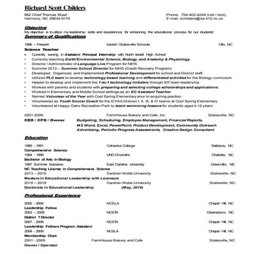 Final Resume 2015 | PDF