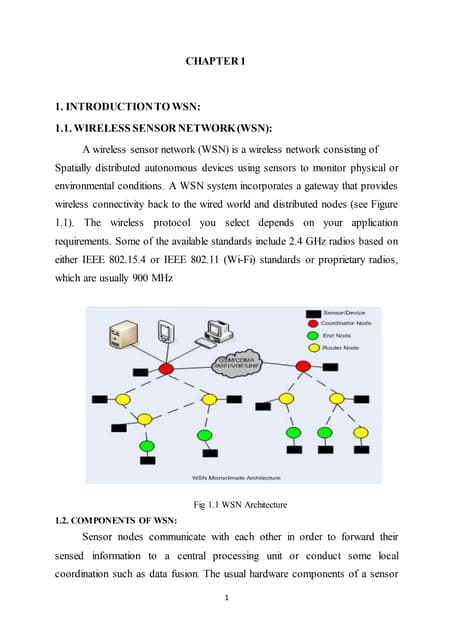 Sensor node hardware and network architecture | PPT