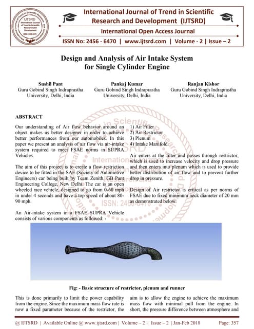 Design and Optimization of Lily Impeller | PDF