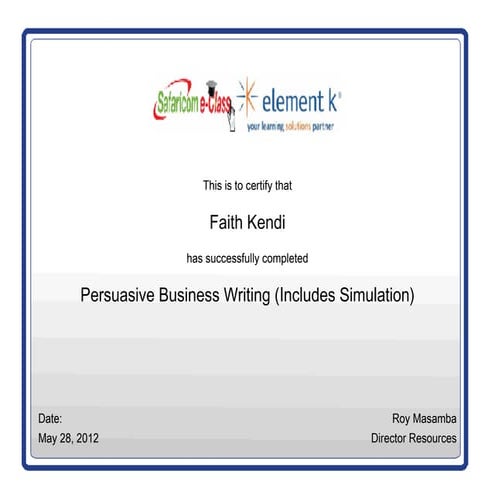 persuasive Business Writing | PDF