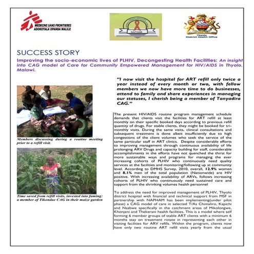 MY Success Story_CAG PROGRAM | PDF