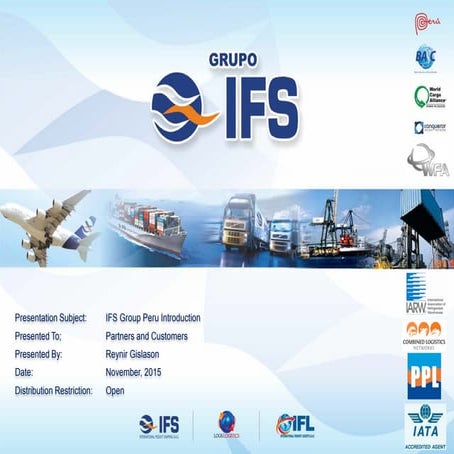 IFS Group Master Company Presentation_November 2015 | PDF
