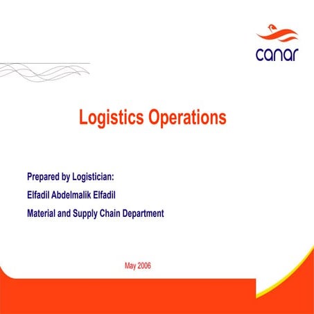 Logistics Operations | PPT