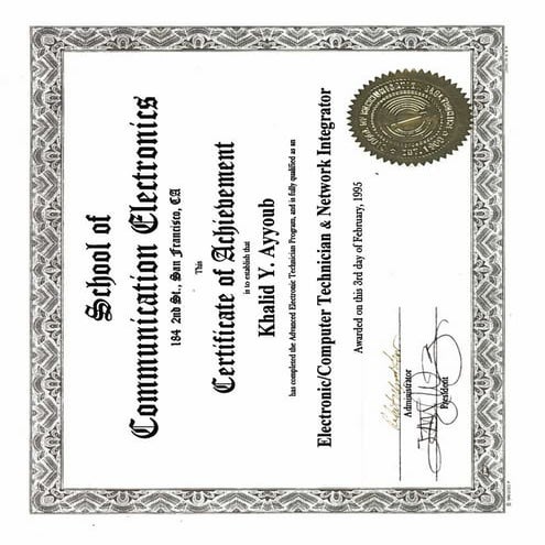 Electronic Certificate | PDF